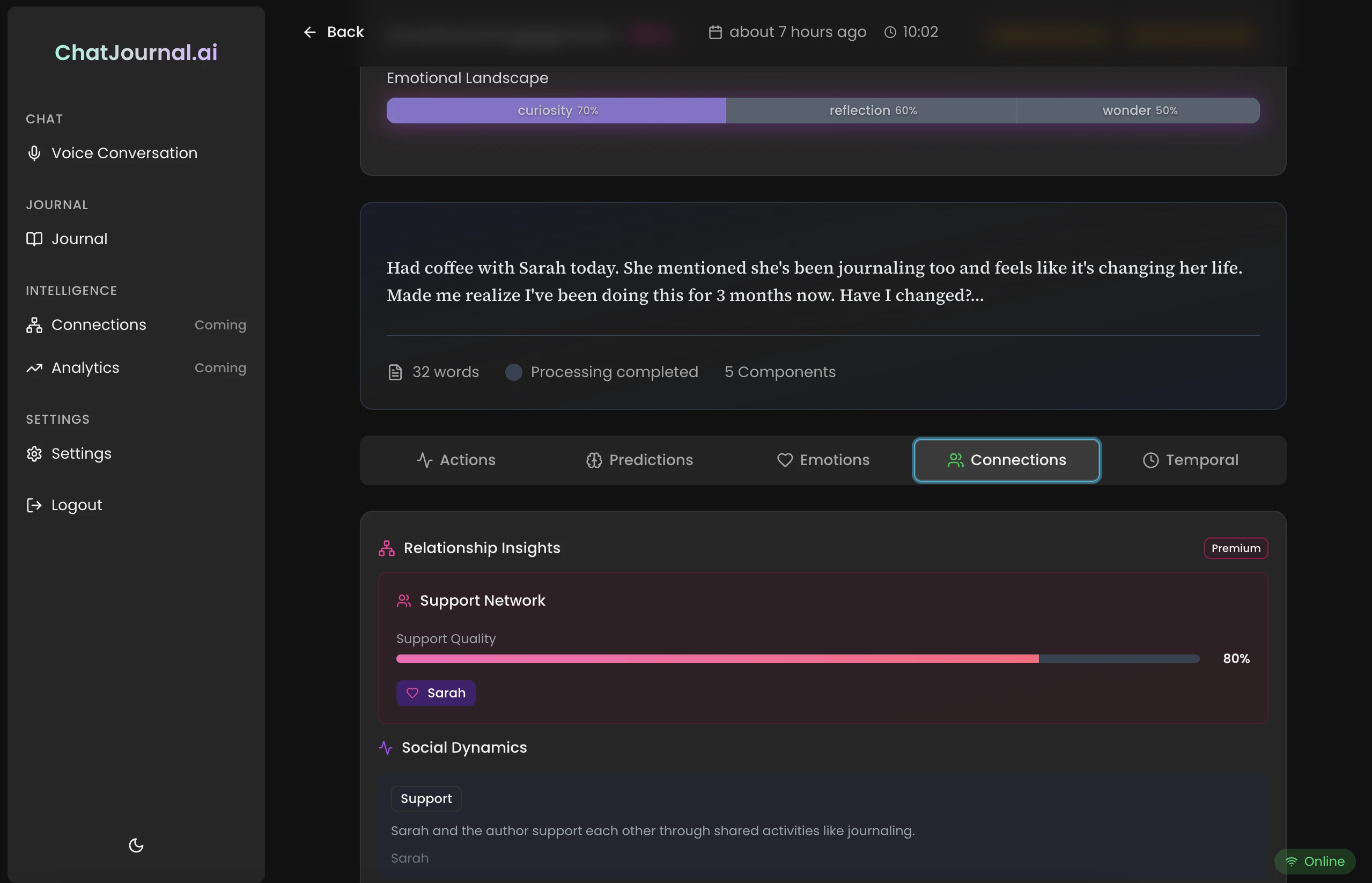 Chat Journal - Your AI companion that remembers everything.